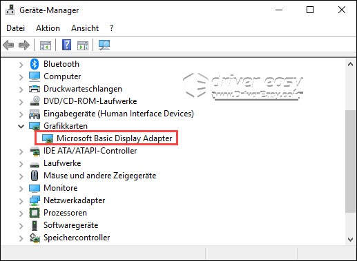 Grafikkarte wird als Microsoft Basic Display Adapter angezeigt - Driver ...