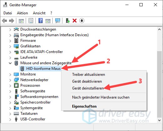 [Lösung] Code 45 im Geräte-Manager unter Windows - Driver Easy German