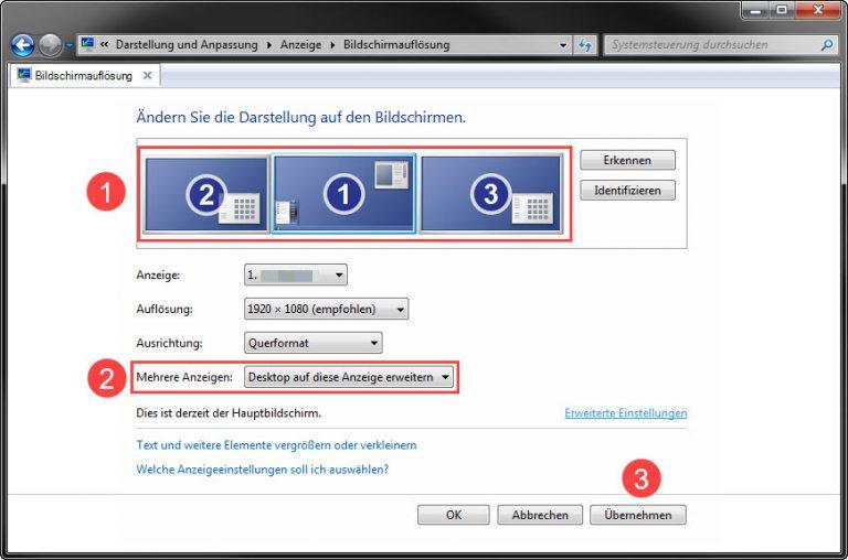 2 Bildschirme an Laptop anschließen, einrichten und nutzen