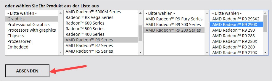 AMD Radeon R9 200 Series Treiber [Download & Update] - Driver Easy German