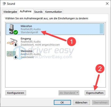 Mikrofon am Laptop geht nicht – was tun? - Driver Easy German