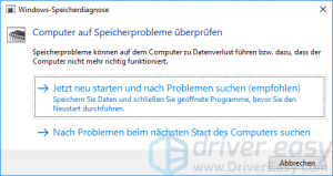[GELÖST] Memory Management Bluescreen unter Windows 10/11 - Driver Easy ...