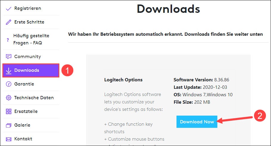Logitech Options Download | Die neueste Version - Driver Easy German