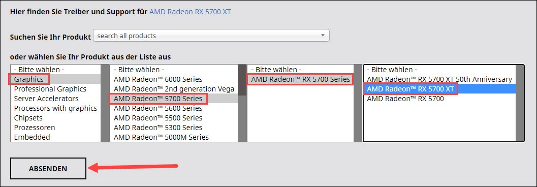 AMD Radeon RX 5700 XT Treiber [Download & Update] - Driver Easy German