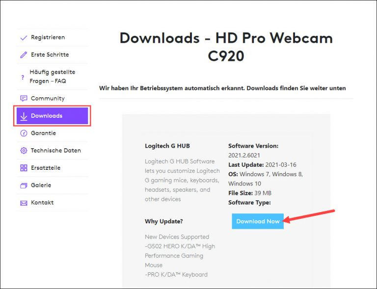 Logitech Webcam Software | C920 [Download & Installieren] - Driver Easy ...