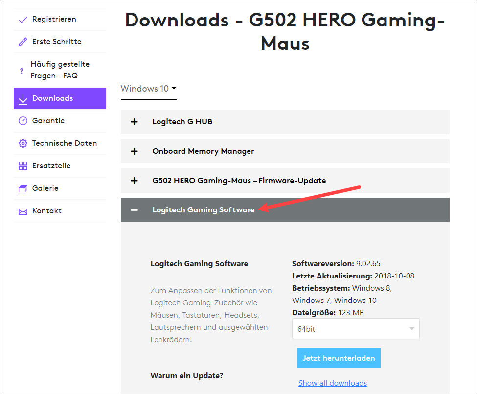 Logitech G502 Software [Download & Installieren] - Driver Easy German