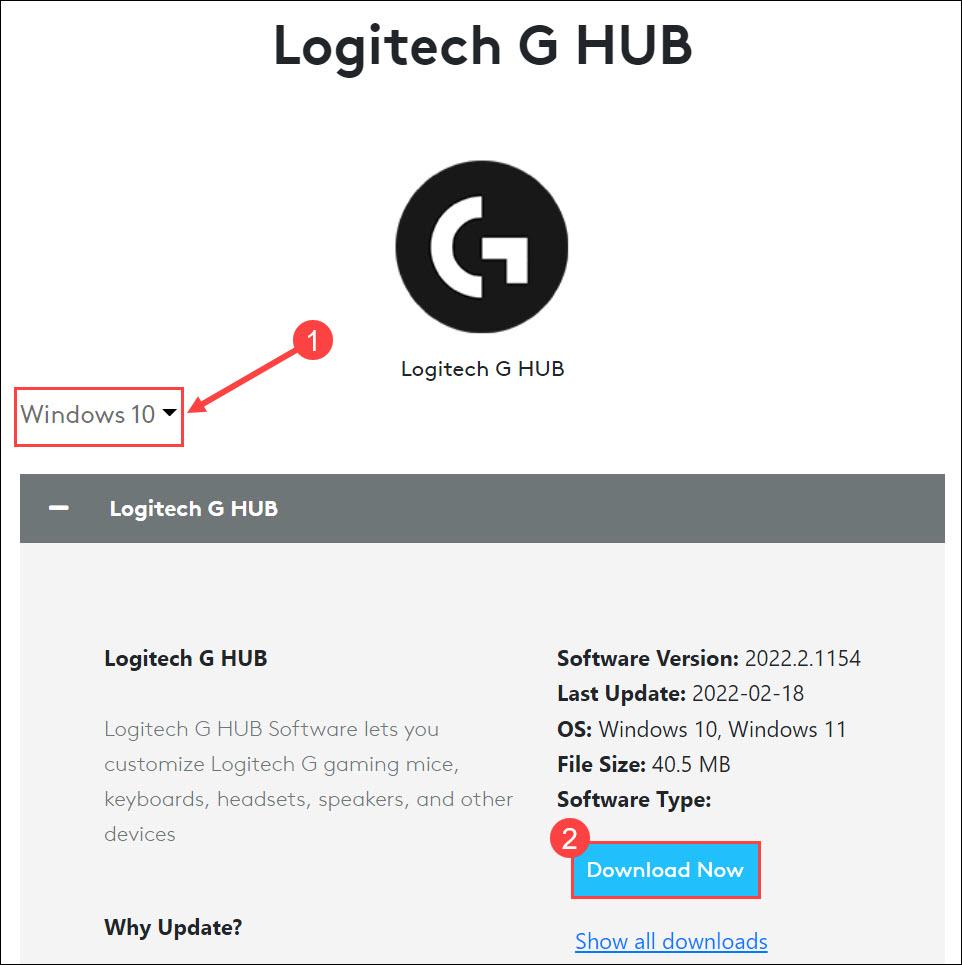 Logitech G HUB Download & Installieren | Windows 11/10/8/7 - Driver ...